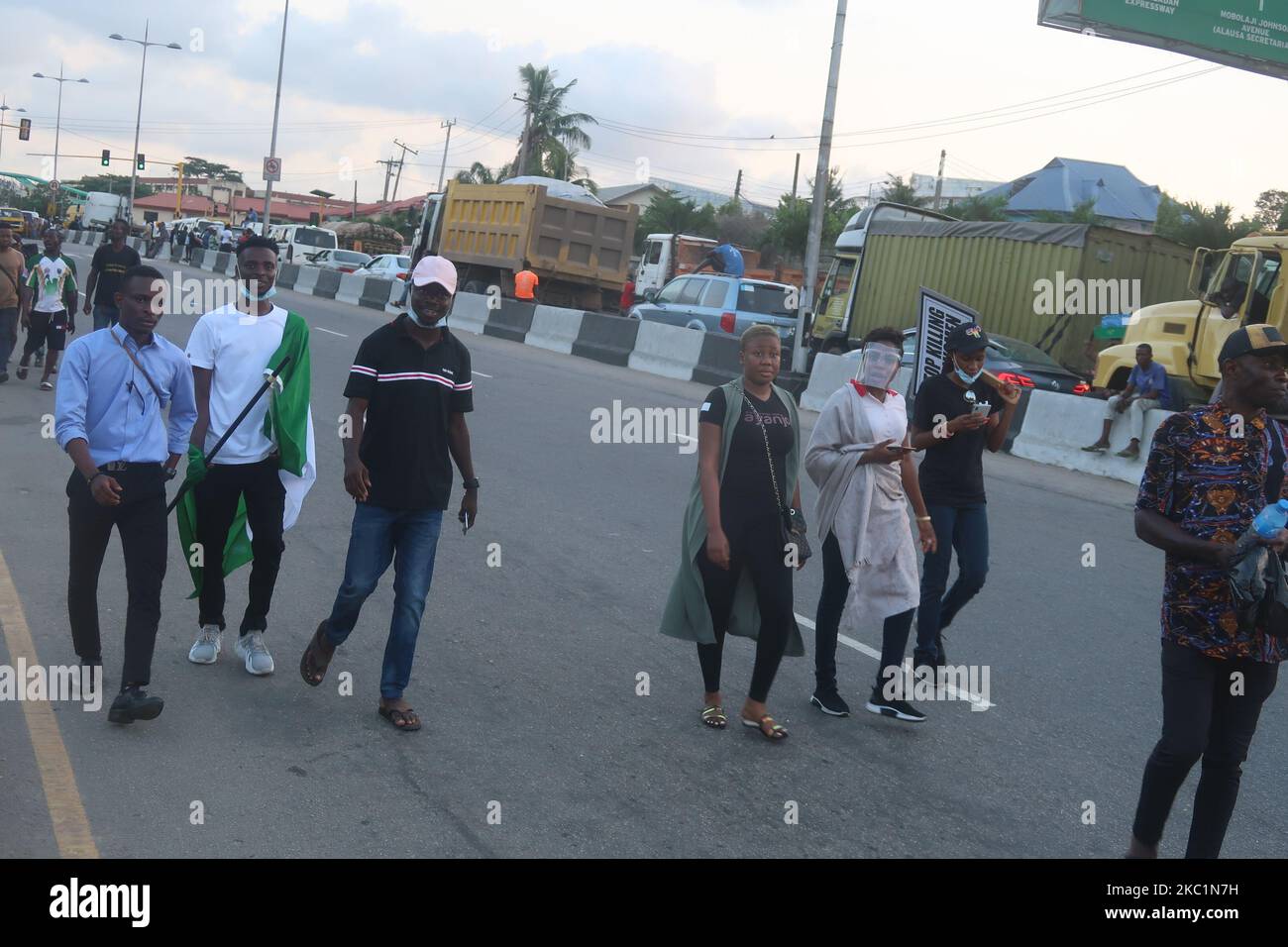 Angry nigerian youths hi-res stock photography and images - Alamy