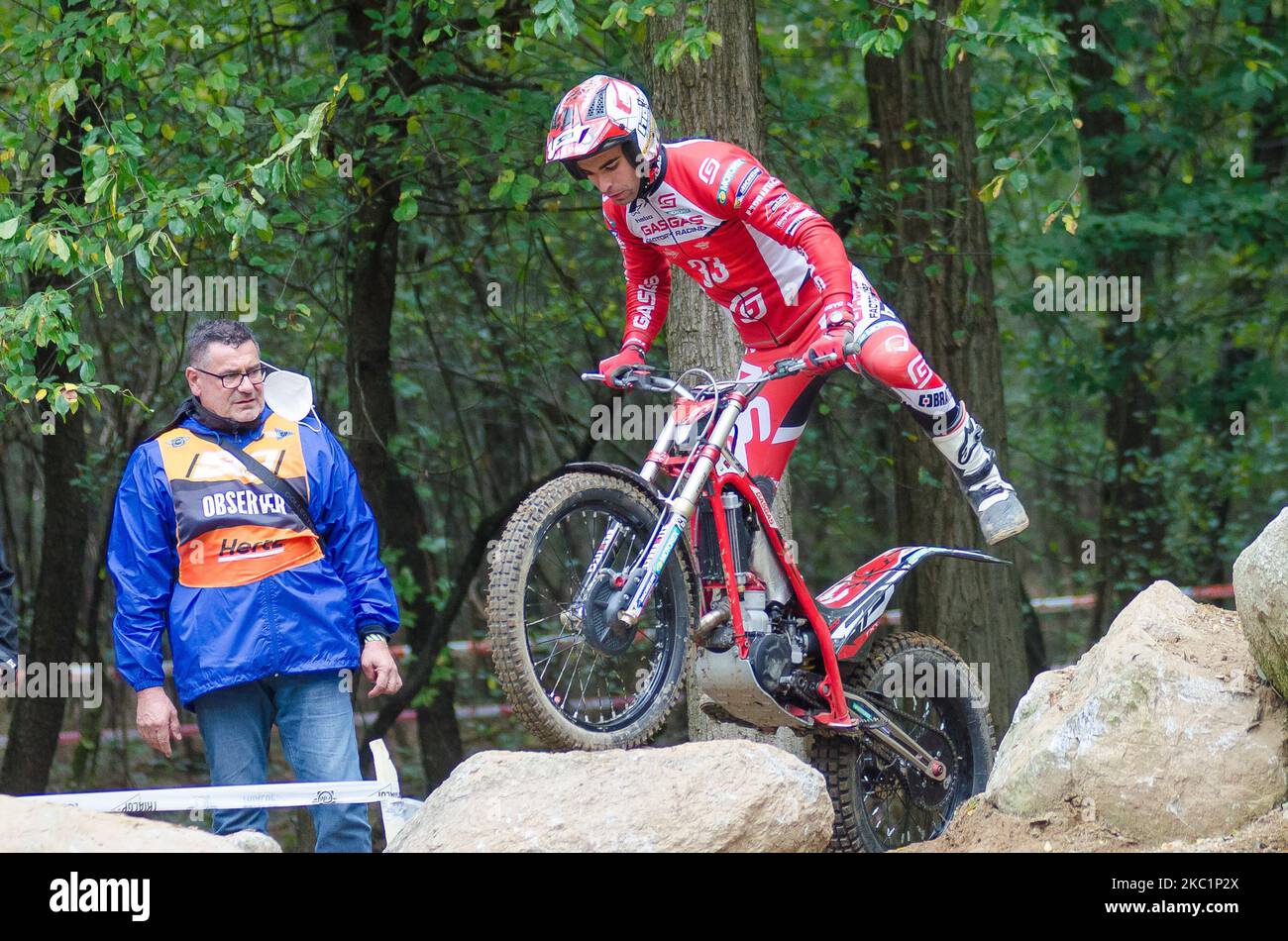 FIM TrialGP World Championships; Jorge Casales, Gas Gas Team, in action ...