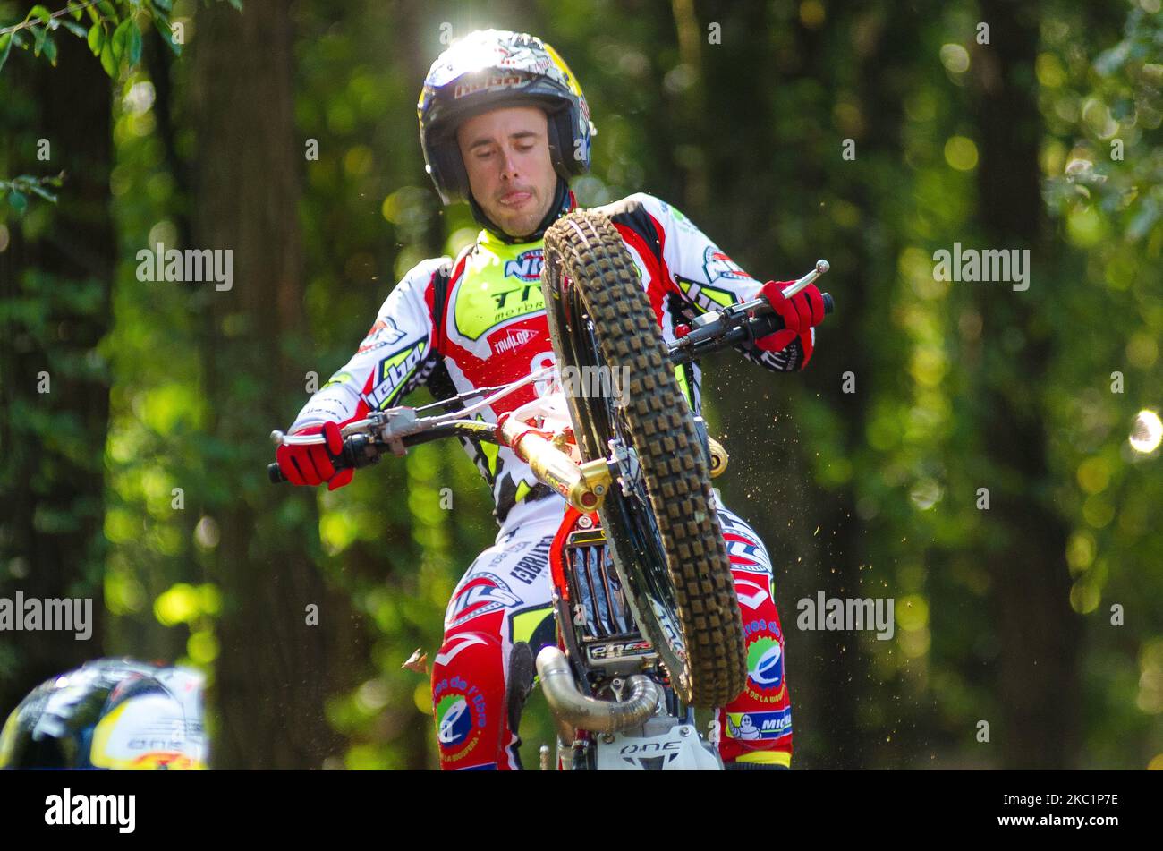 FIM TrialGP World Championships; Adam Raga Sans, TRRS Team, in action ...