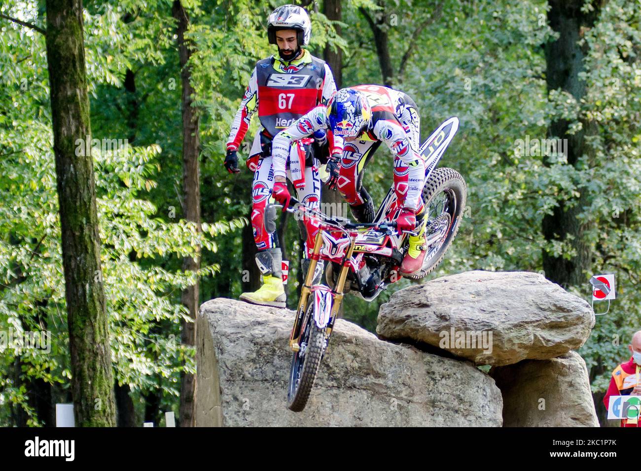 FIM TrialGP World Championships; Adam Raga Sans, TRRS Team, in action ...