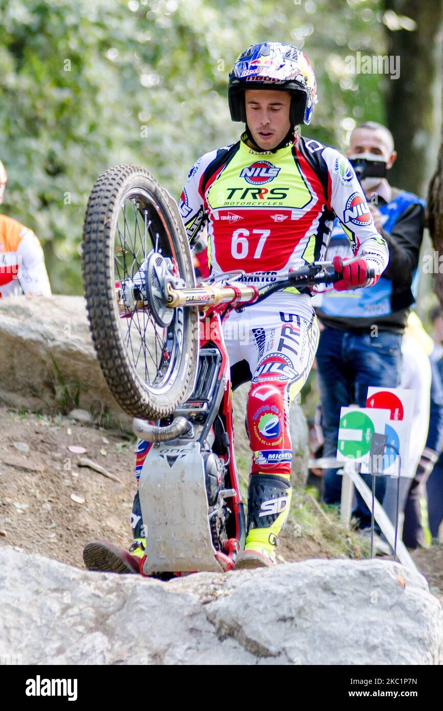 FIM TrialGP World Championships; Adam Raga Sans, TRRS Team, in action ...