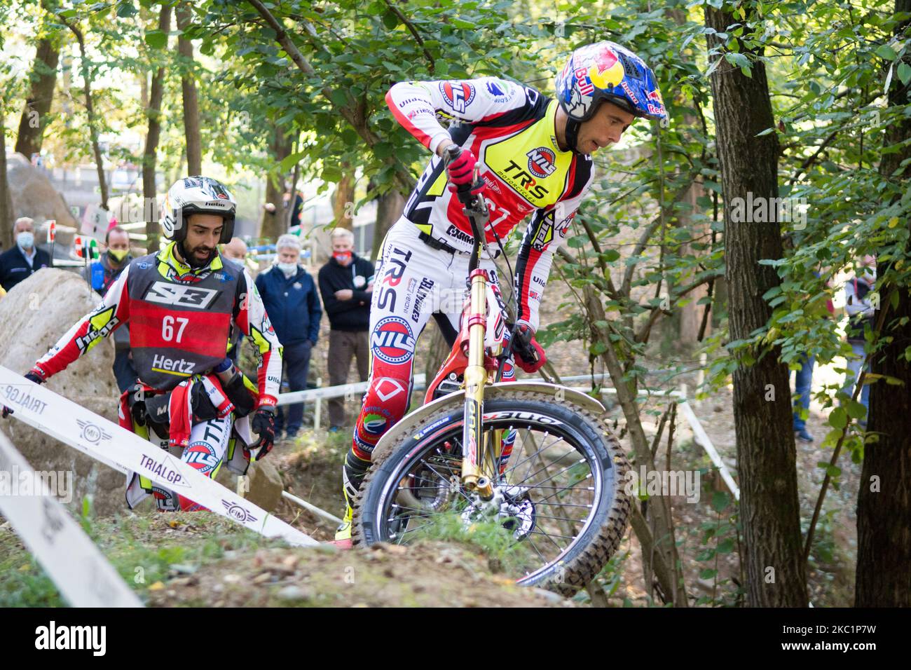 FIM TrialGP World Championships; Adam Raga Sans, TRRS Team, in action ...