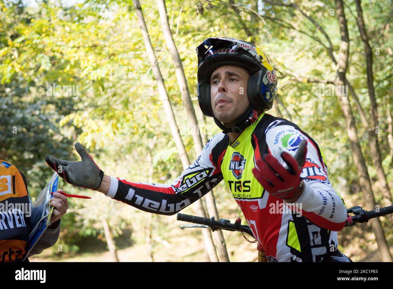 FIM TrialGP World Championships; Adam Raga Sans, TRRS Team, in action ...