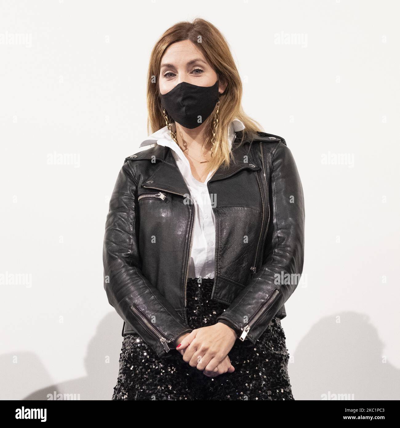 the singer Leire Martinez of the group La Oreja de Van Gogh poses ...
