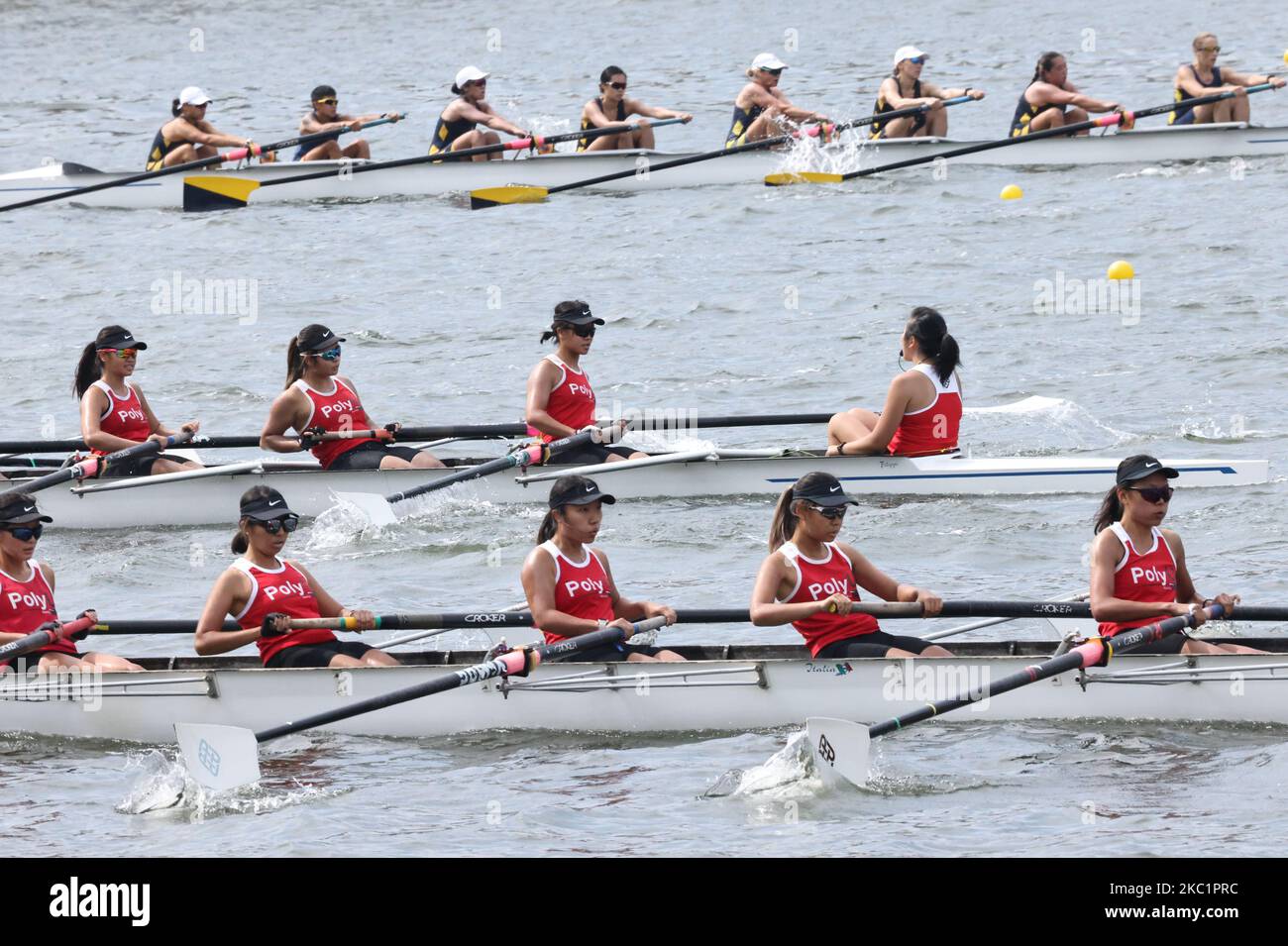 The Royal Hong Kong Yacht Club (RHKYC) at top and Polytechnic ...