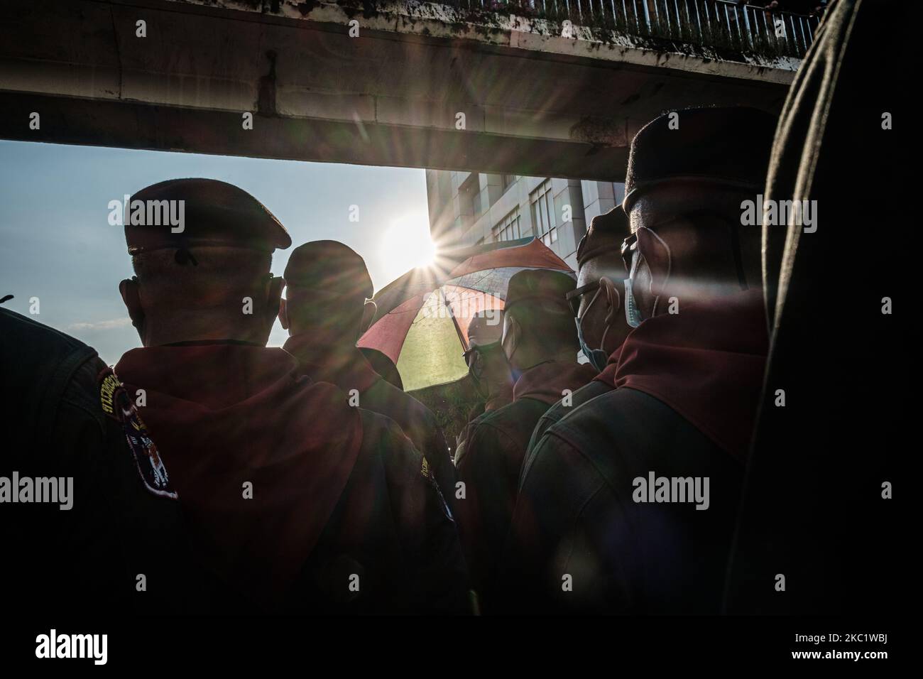 Pro-democracy activists and students gathered in numbers in Bangkok on ...