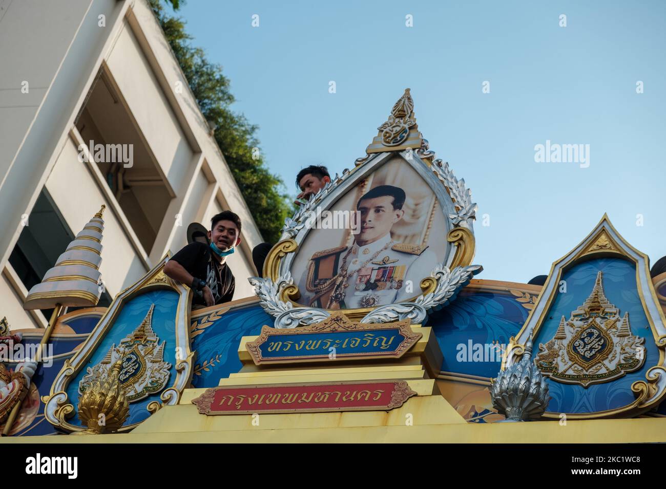 Pro-democracy activists and students gathered in numbers in Bangkok on ...