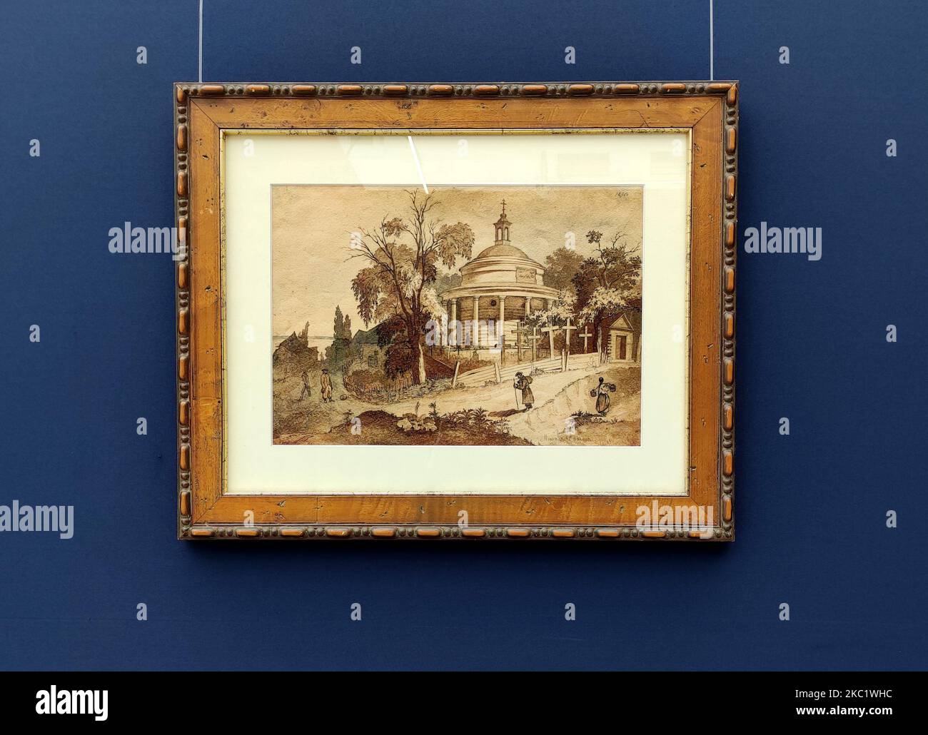 KYIV, UKRAINE - NOVEMBER 4, 2022 - The Askold's Grave drawing by ...