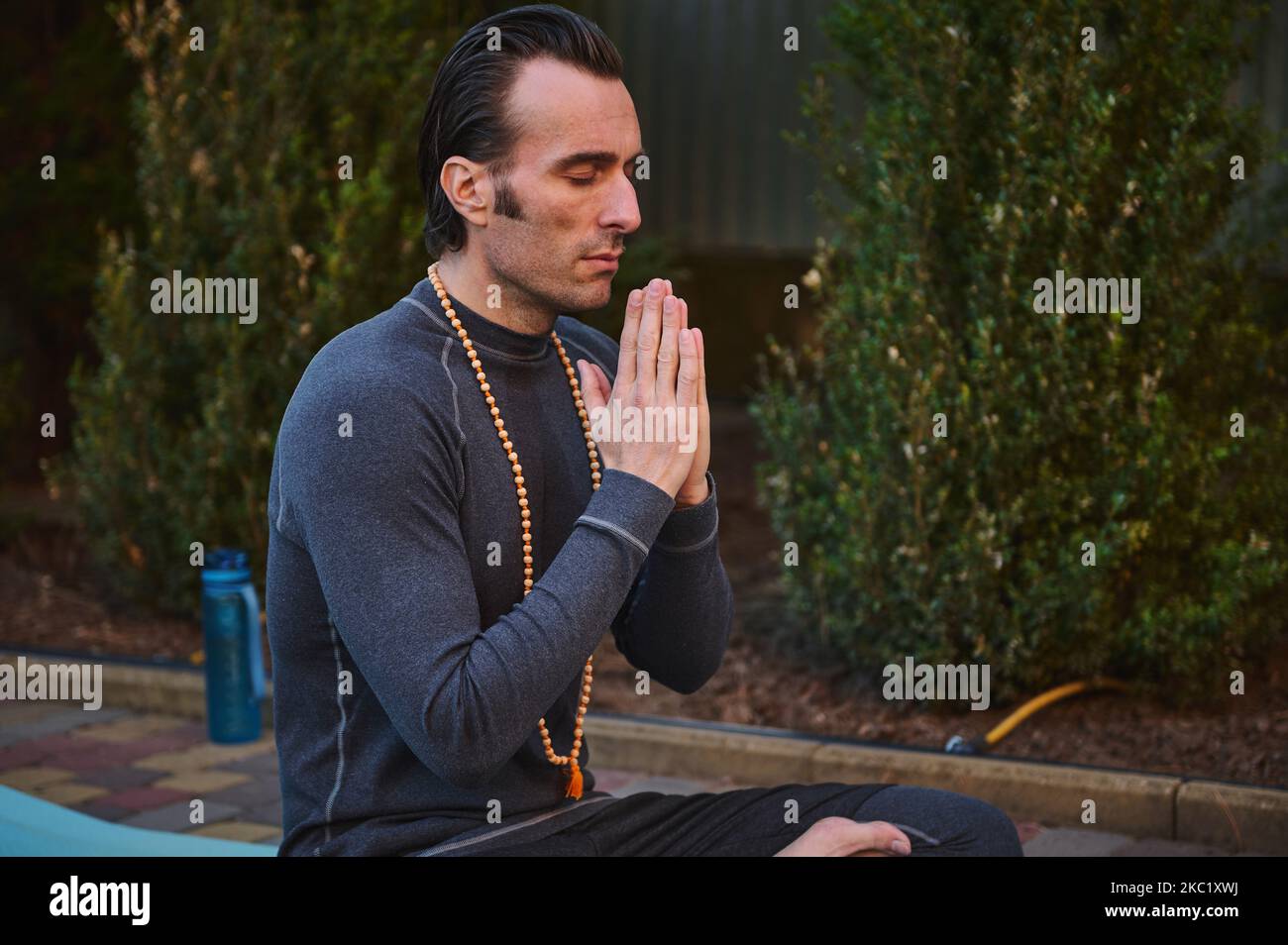 Putting palms together hi-res stock photography and images - Alamy