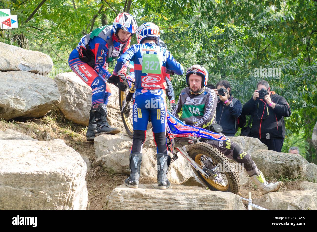 FIM Trial125 World Championships; David Fabian, Beta Team, in action ...