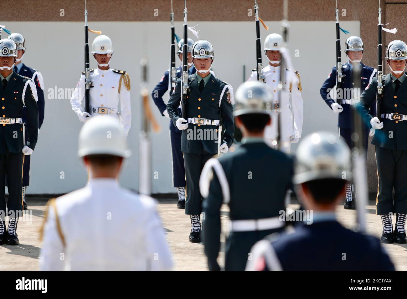 Tri-Service Honor Guards under the Ministry of National Defense ...