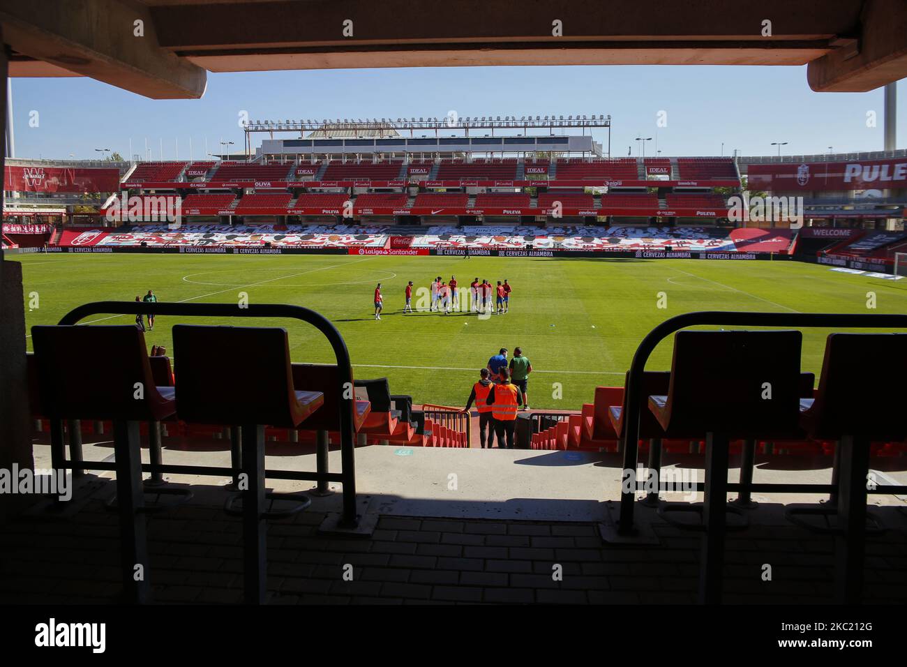 Granada´s stadium before the La Liga match between Granada CF and ...