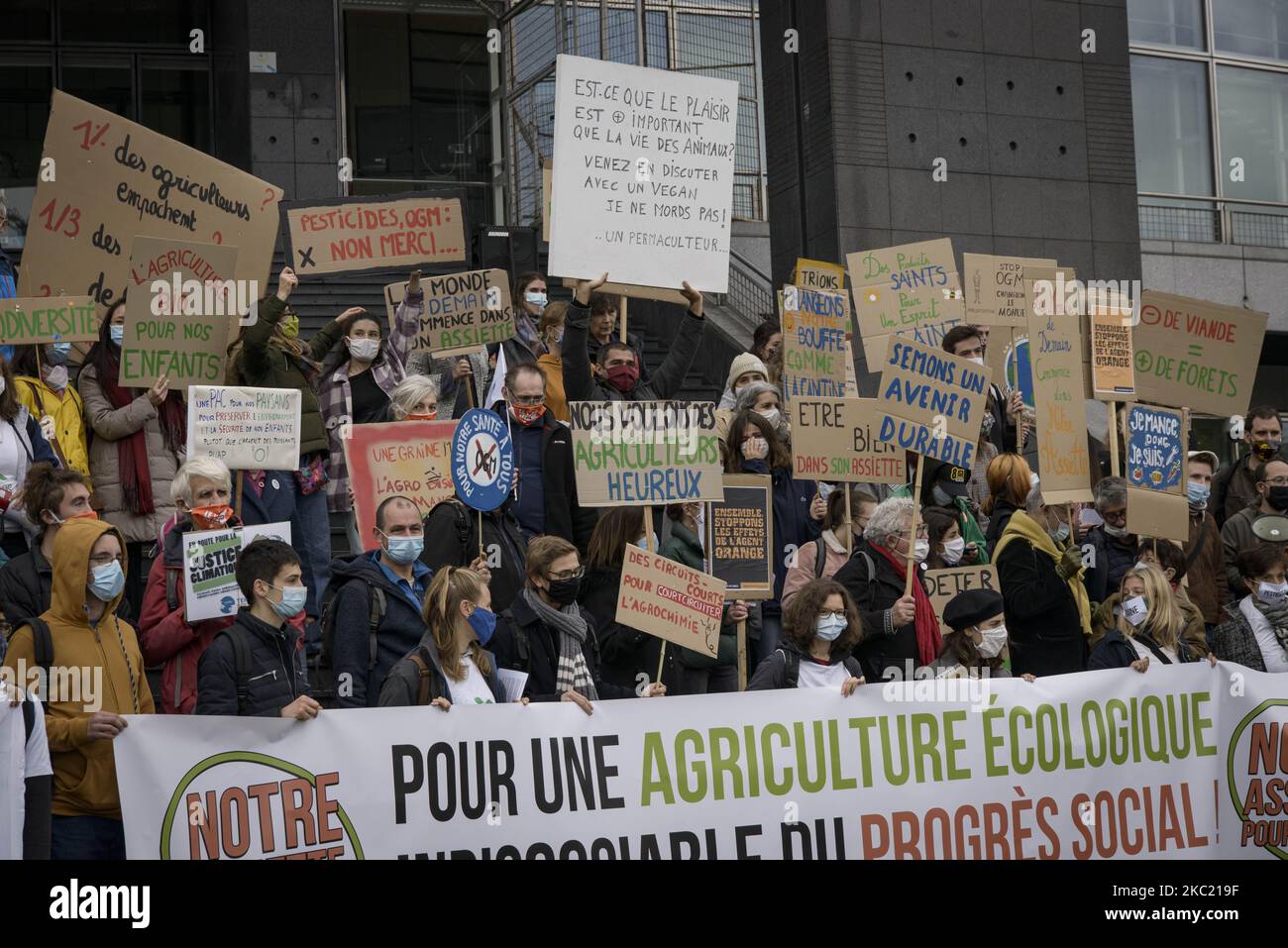 Demonstration to ask that agriculture be more environmentally friendly ...