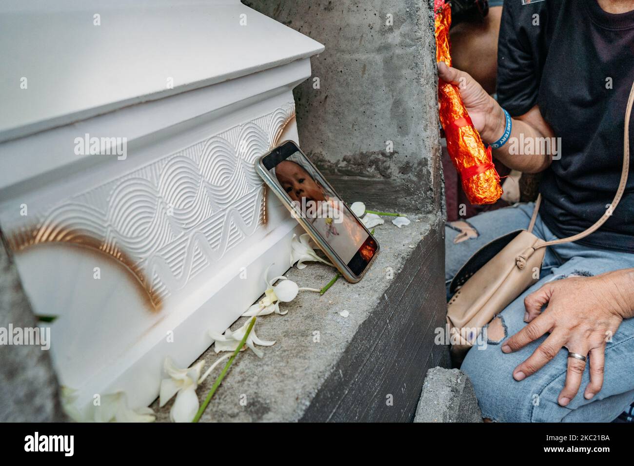 Month old daughter of political detainee reina mae nasino hi-res stock ...