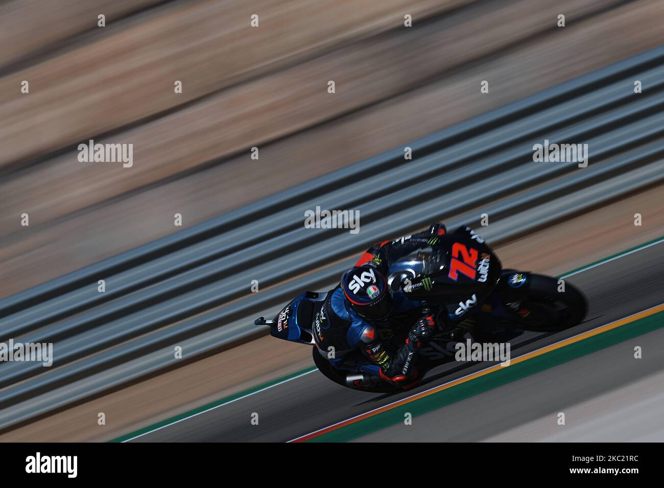Marco Bezzecchi (72) of Italy and SKY Racing Team VR46 during the ...