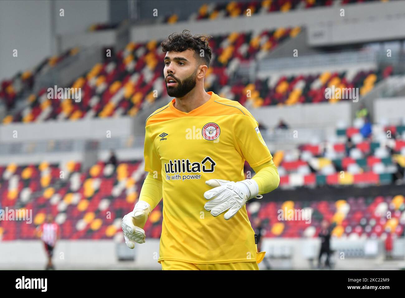 David Raya during the Sky Bet Championship match between Brentford and ...