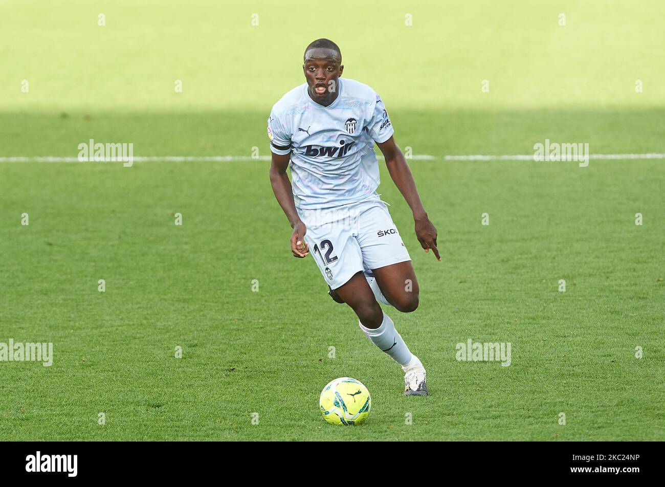 Mouctar Diakhaby of Valencia CF during the La Liga Santander mach ...