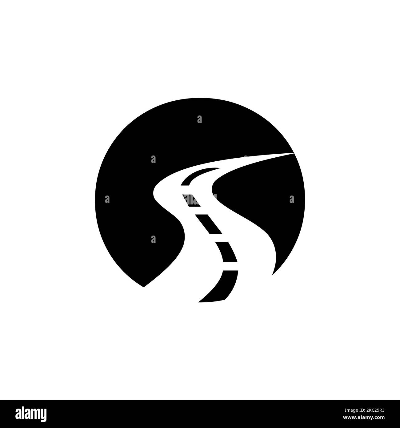 Initial Letter O Road Logo For Travel And Transportation Sign Vector ...