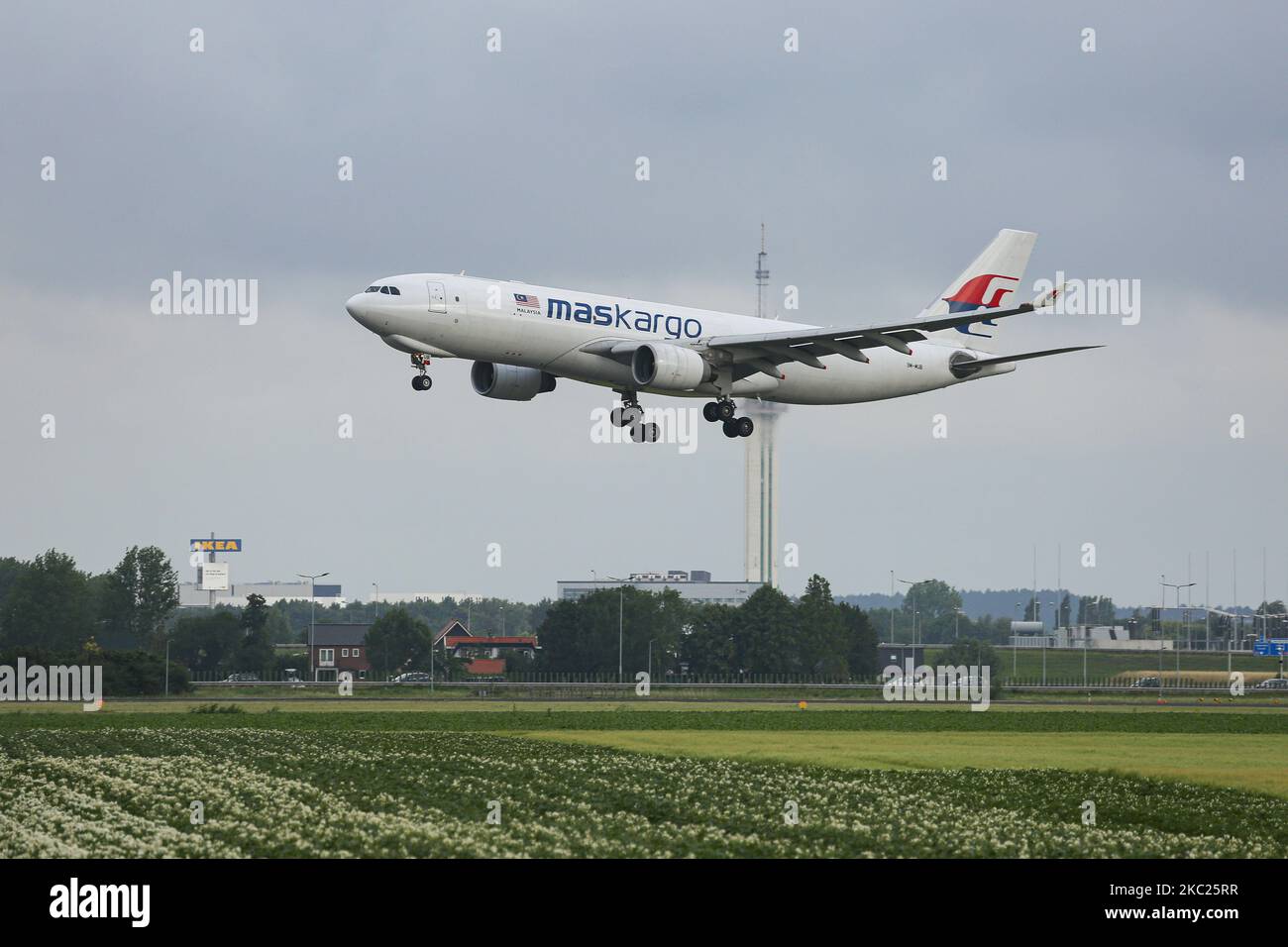 A Malaysia Airlines with maskargo logo inscription Airbus A330 Cargo ...