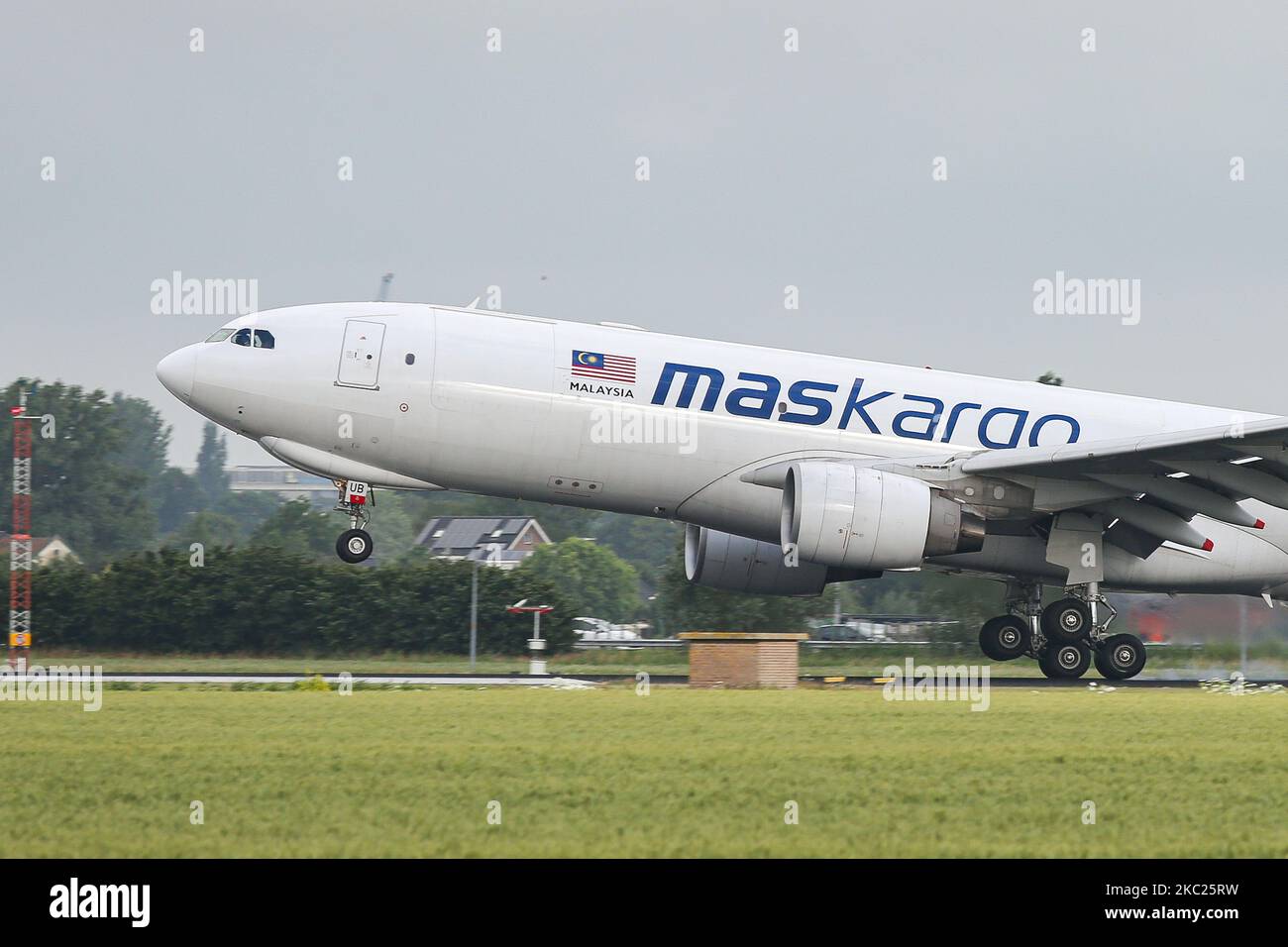 A Malaysia Airlines with maskargo logo inscription Airbus A330 Cargo ...