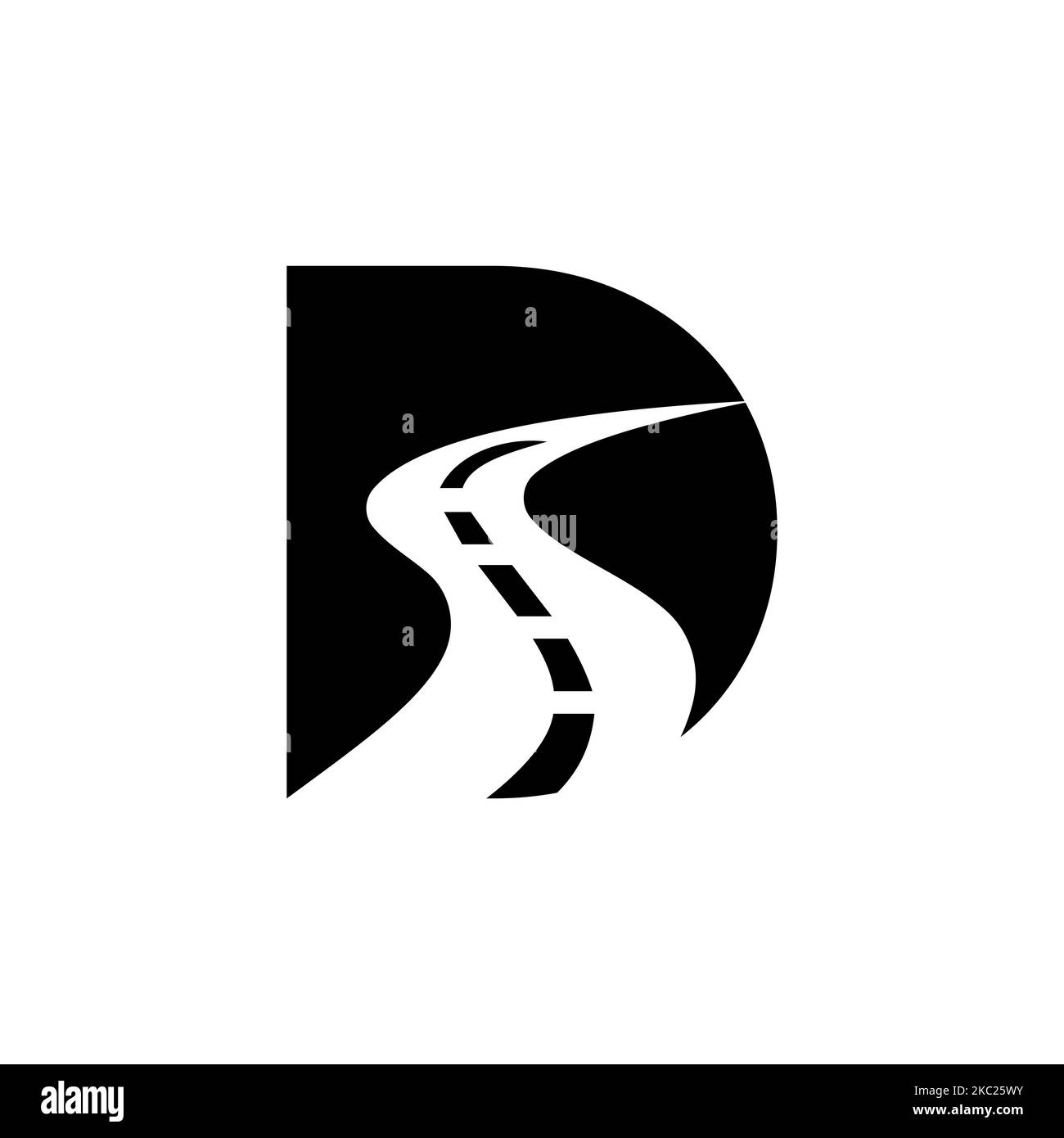 D transport logo Black and White Stock Photos & Images - Alamy