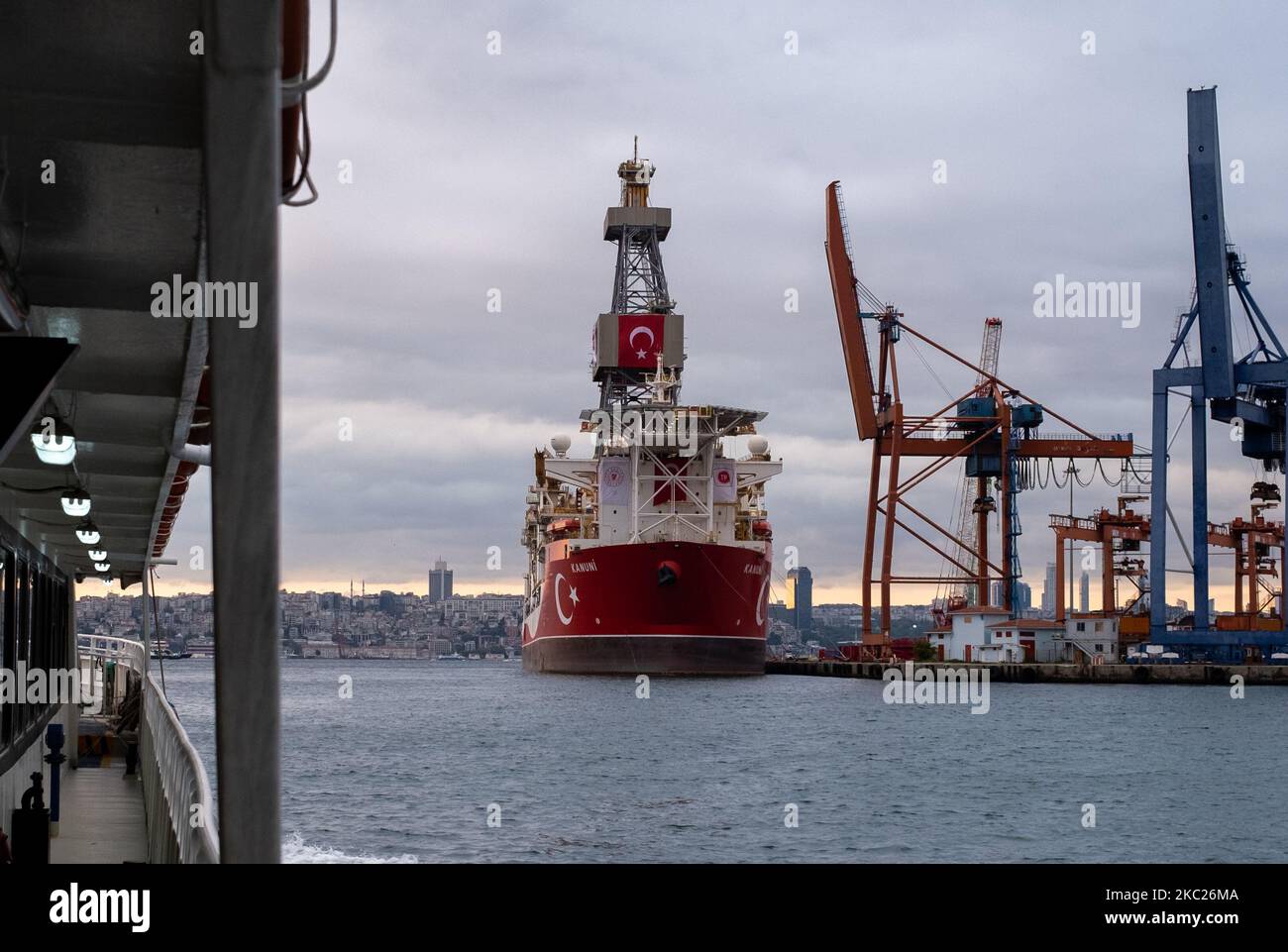 Turkeys natural gas drilling vessel caller hi-res stock photography and ...