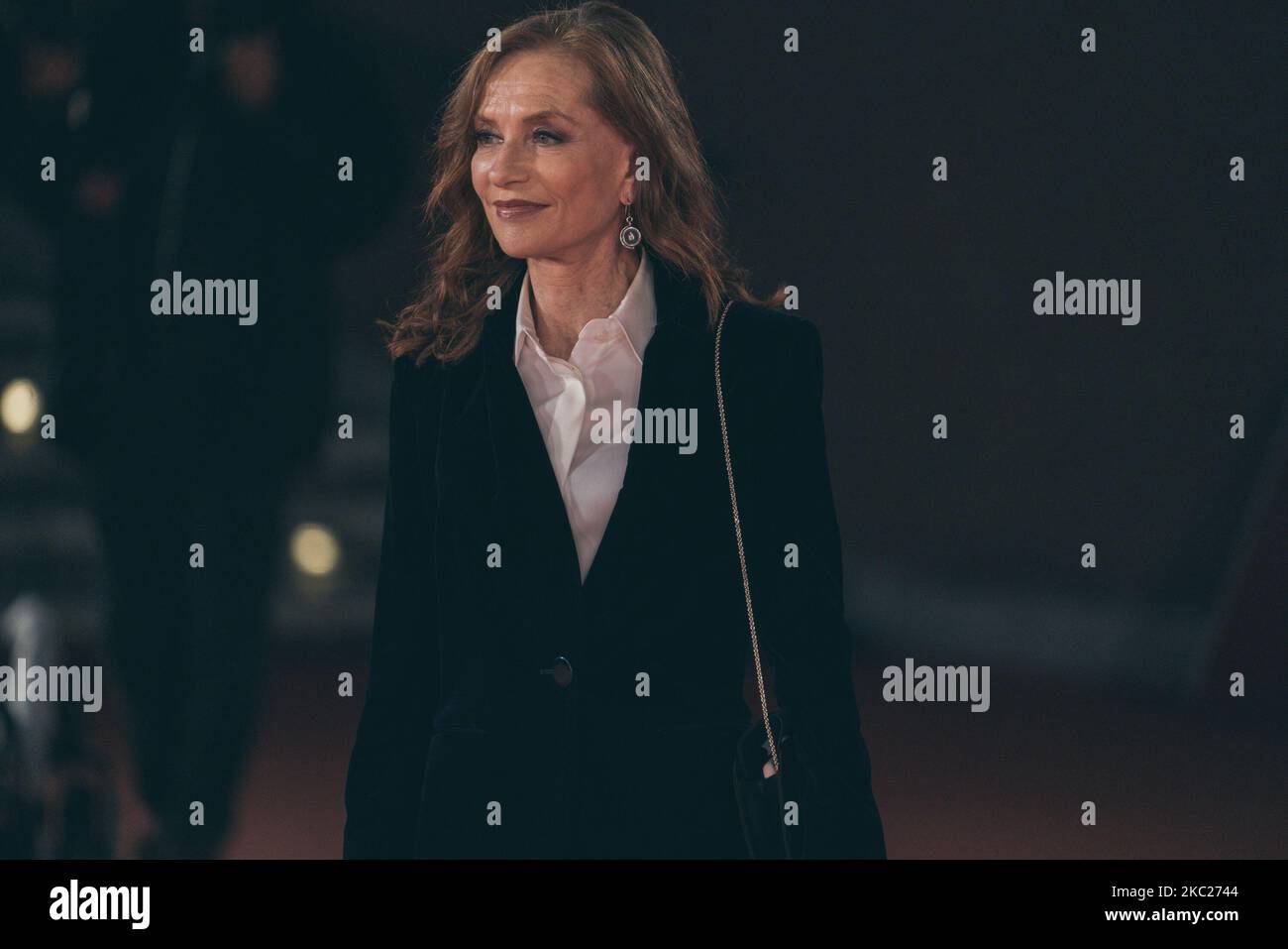 Isabelle Huppert attends the red carpet of the movie "Le Discours" (The ...
