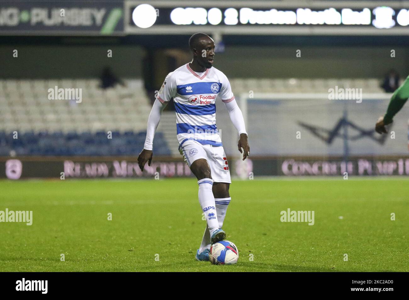 QPRs Albert Adomah on the ball during the Sky Bet Championship match ...