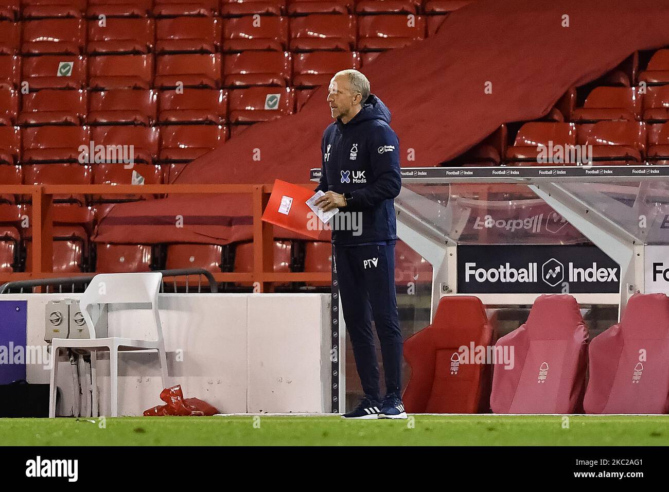 Nottingham Forest assistant manager, Paul Trollope during the Sky Bet ...