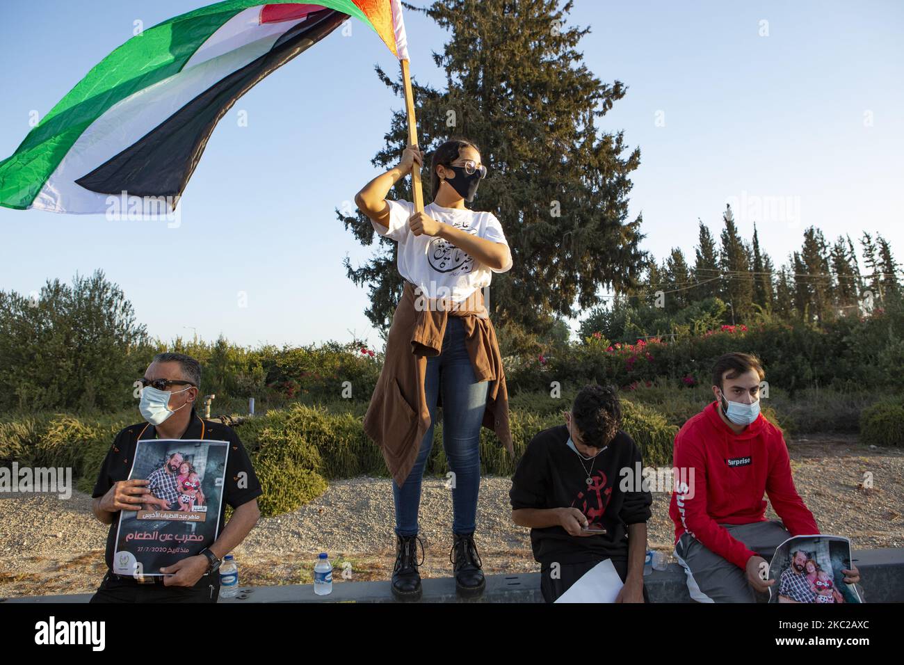 Palestinians Protest At Megiddo In Northern Israel On 21 October 2020