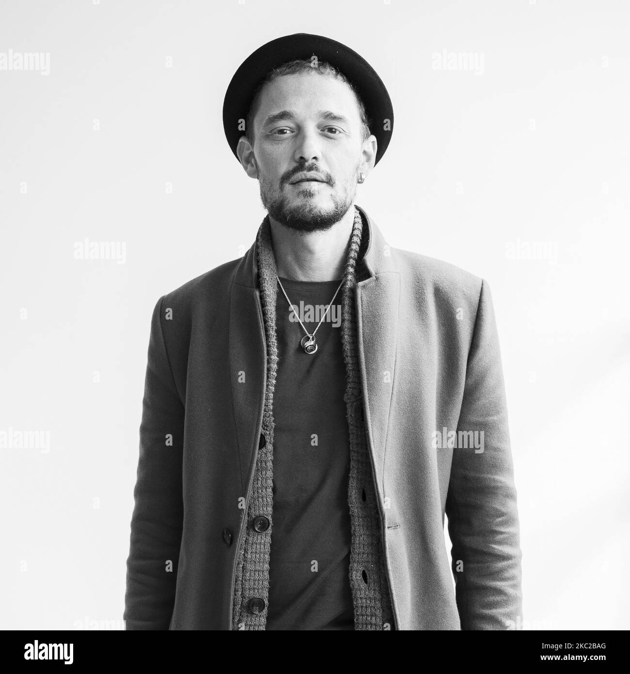 (EDITOR'S NOTE: Image was converted to black and white) The actor ...