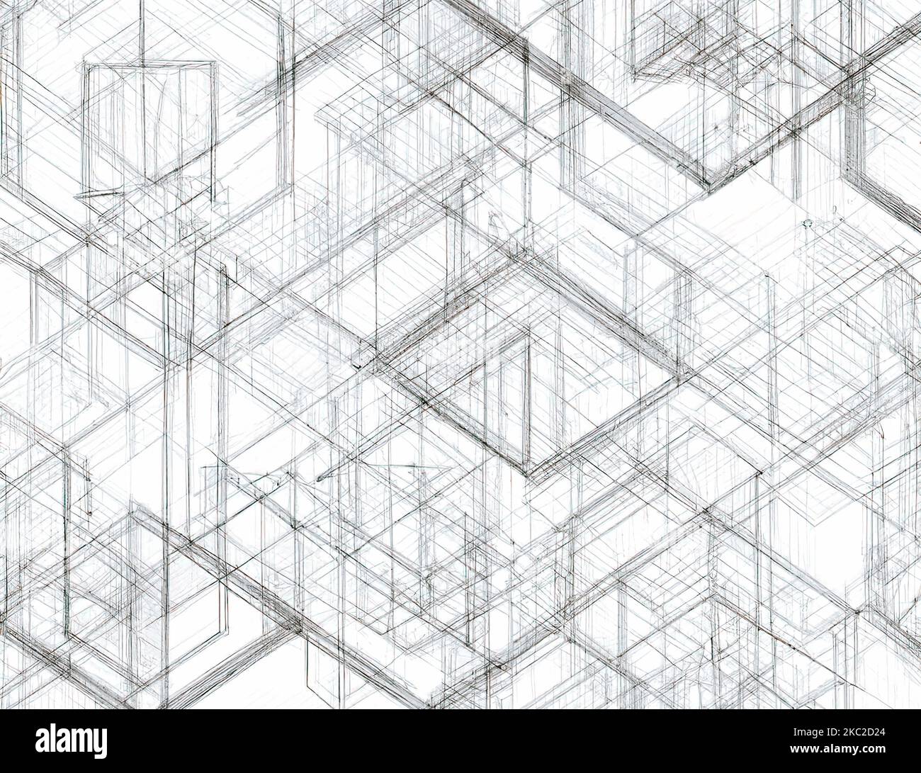 Intersecting cubes hi-res stock photography and images - Alamy