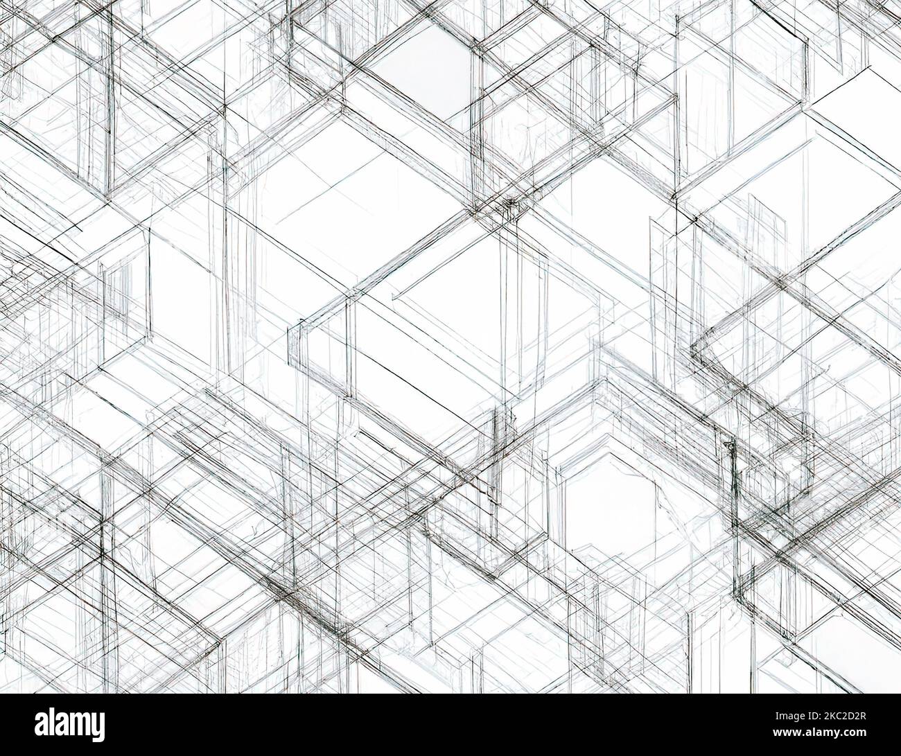 Intersecting cubes hi-res stock photography and images - Alamy