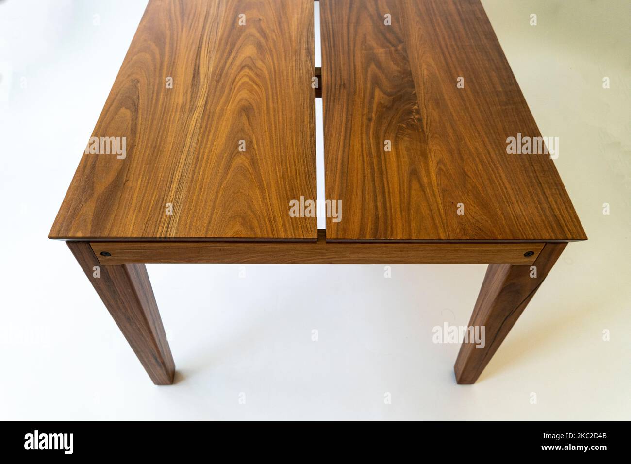 Top view vintage wooden round chair on cement concrete texture floor ...