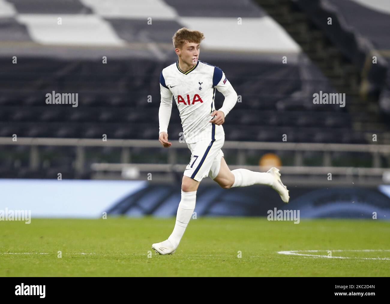 Tottenham Hotspur's Jack Clarke coming on for his senior Debut during ...