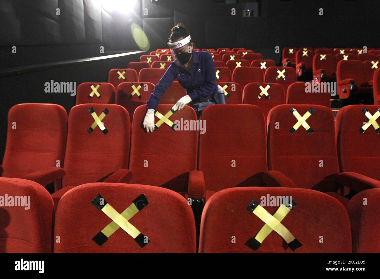 Cinepolis Cinema reopens at the Tamini Square in Jakarta, Indonesia, on ...