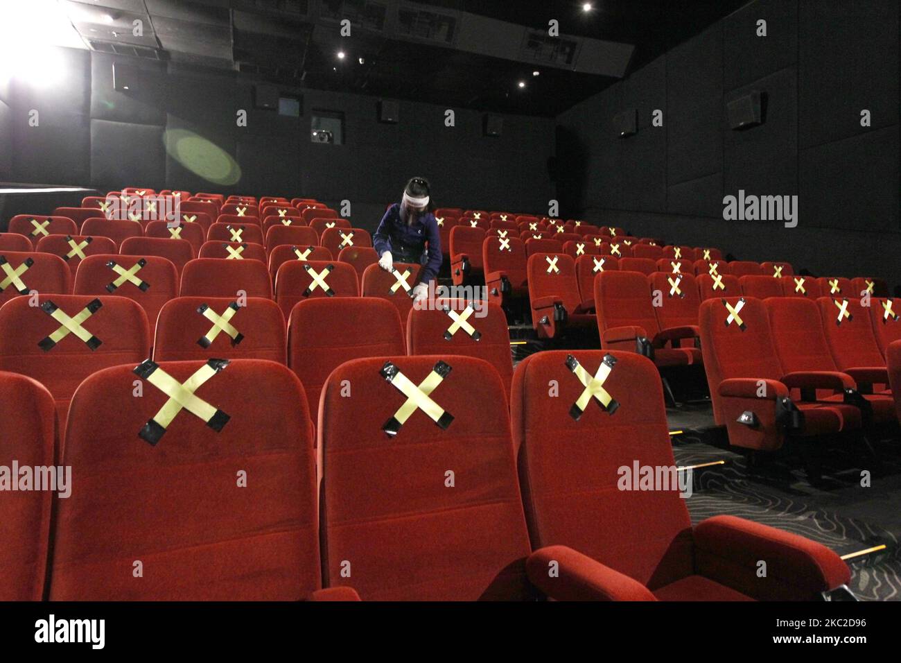 Cinepolis Cinema reopens at the Tamini Square in Jakarta, Indonesia, on ...