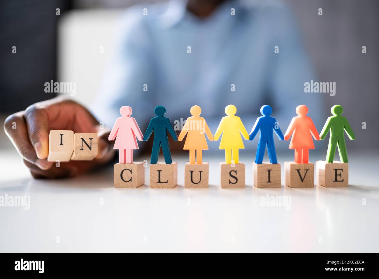 Inclusive Diversity LGBT Colors. Diversity And Inclusion Stock Photo ...