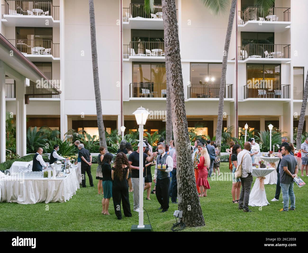 HONOLULU, HAWAII - NOV 12, 2022: Opening reception of the 42nd Annual ...