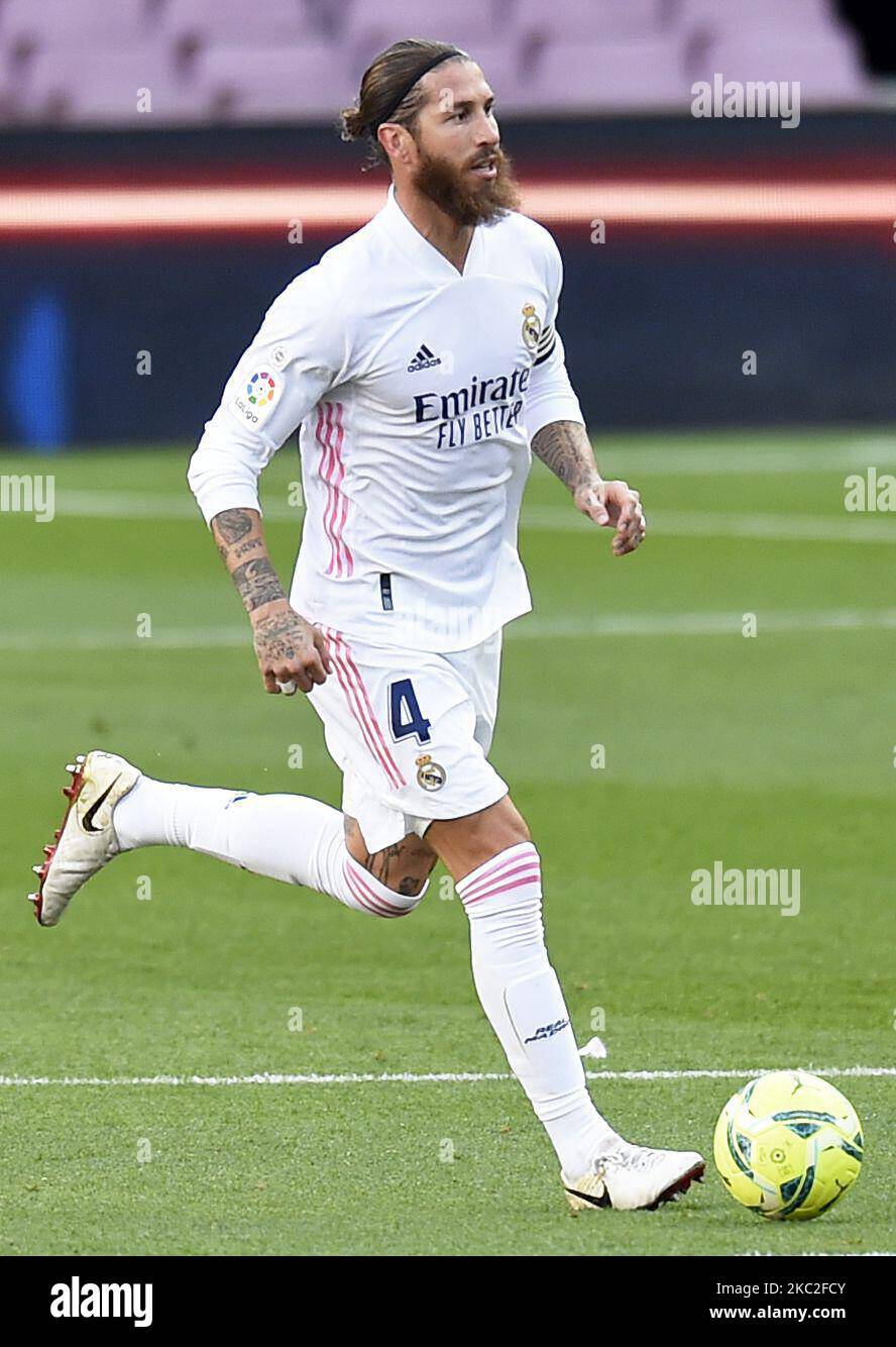 Sergio Ramos during the match between FC Barcelona and Real Madrid CF ...
