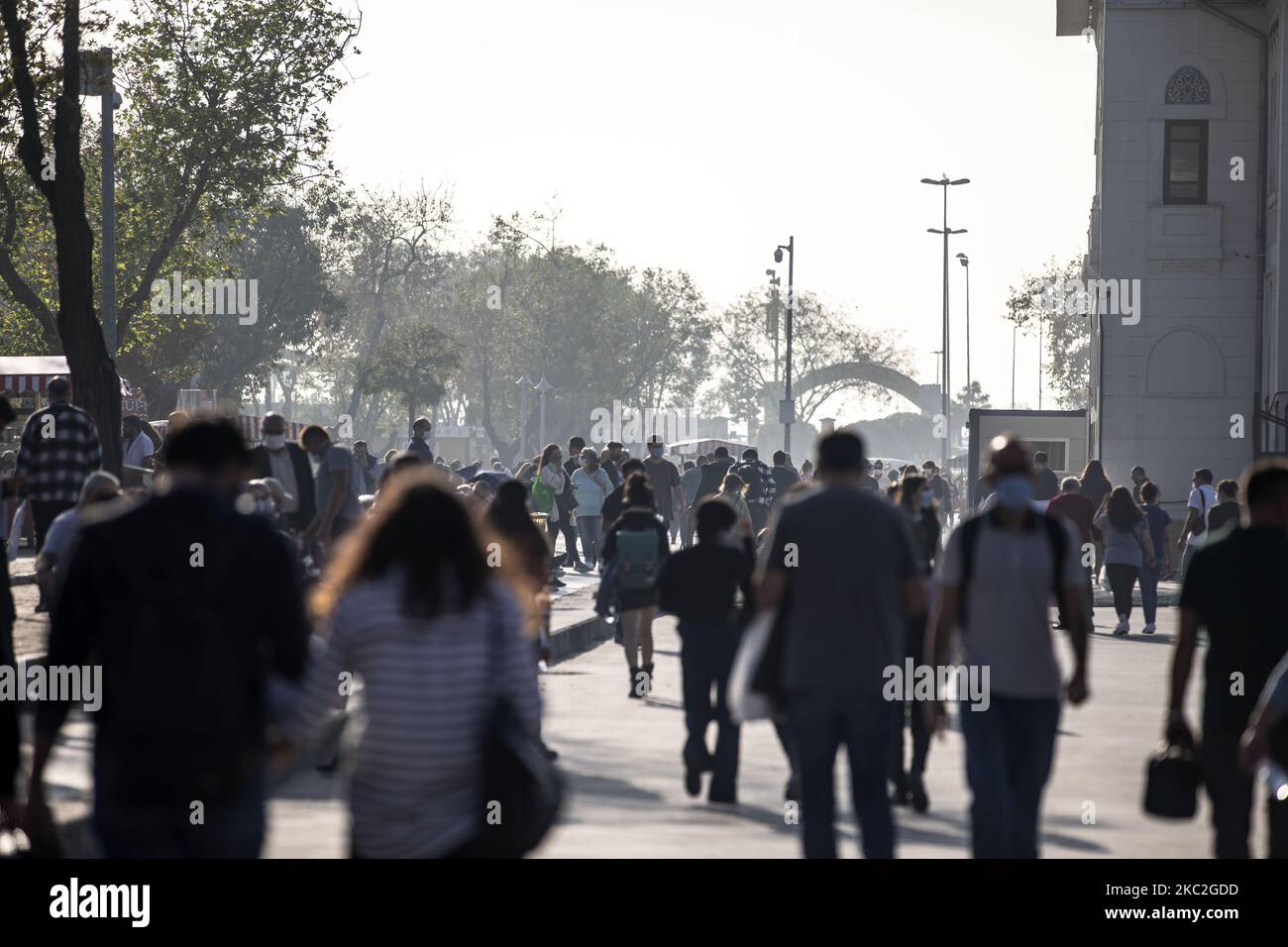 Daily life in Istanbul, Turkey, on October 24, 2020. (Photo by Onur ...