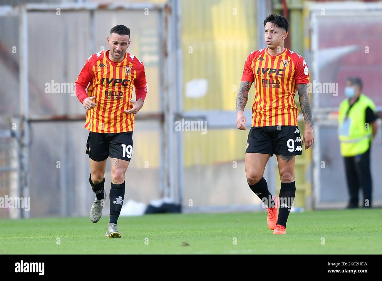 Roberto Insigne of Benevento Calcio weeps for joy after scoring first ...