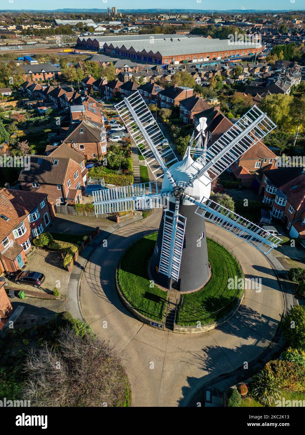 Holgate Windmill in the city of York in the United Kingdom. Built in ...
