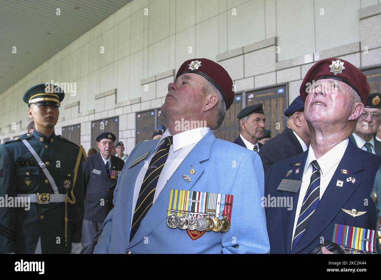 Korean War Veterans visit Korean War Memorial Museum in Seoul, South ...