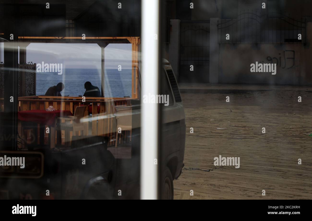 Gaza beach café hi-res stock photography and images - Alamy