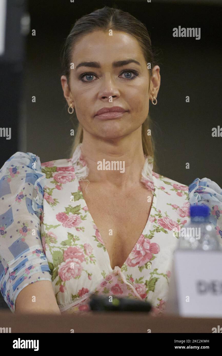 Denise Richards attends the 'Glow and Darkness' presentation photocall ...