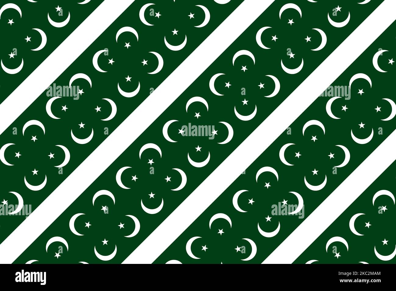 Geometric pattern in the colors of the national flag of Pakistan. The ...