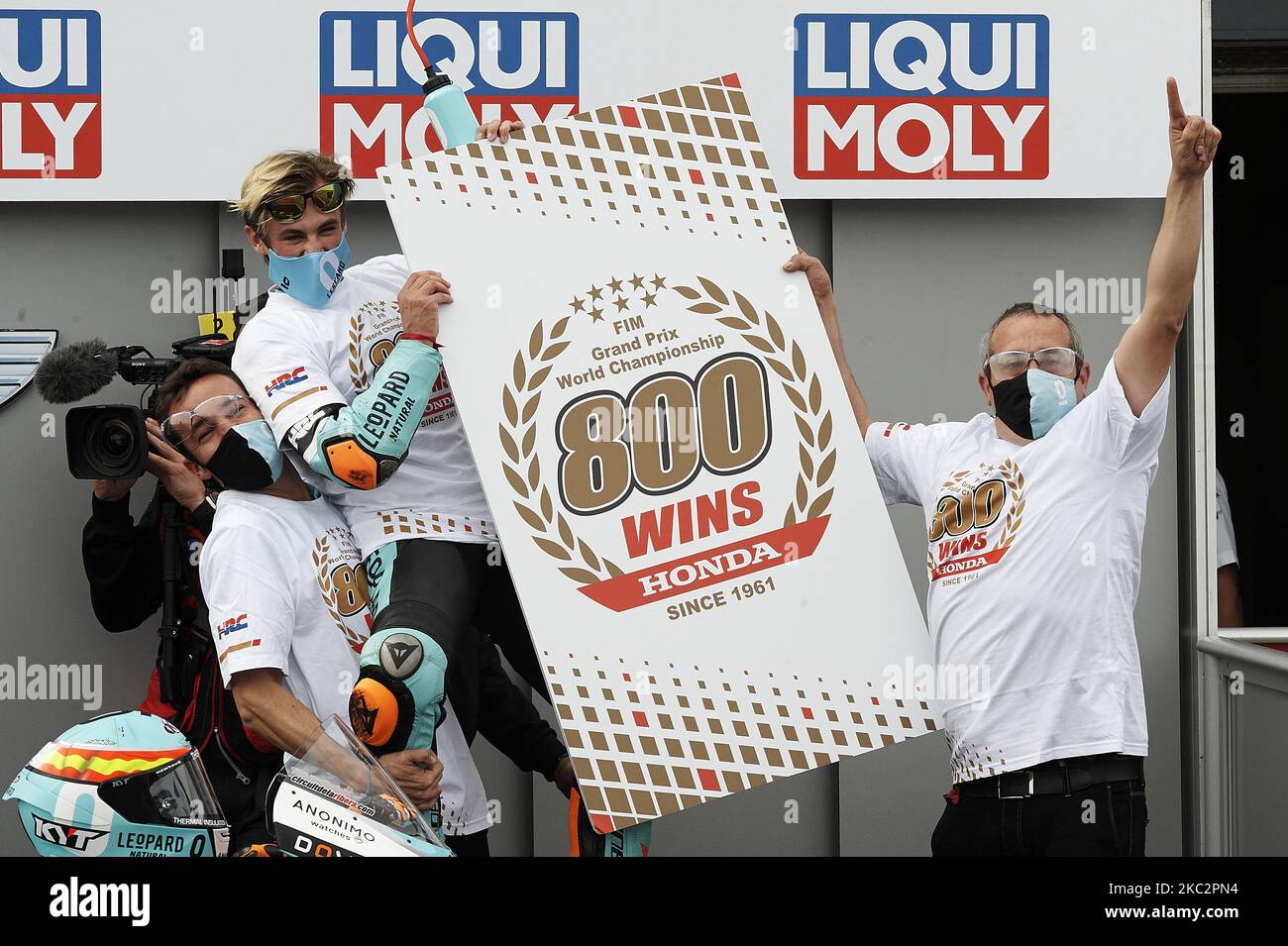 Jaume Masia (5) of Spain and Leopard Racing during the MotoGP of Teruel ...