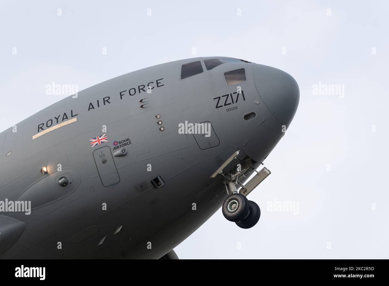 Nose of ZZ171 Royal Air Force Boeing C-17A Globemaster III RAF ...
