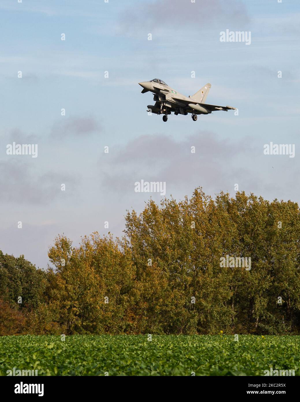 Eurofighter Typhoon returns to RAF Coningsby. Tuesday 20 October 2020 ...